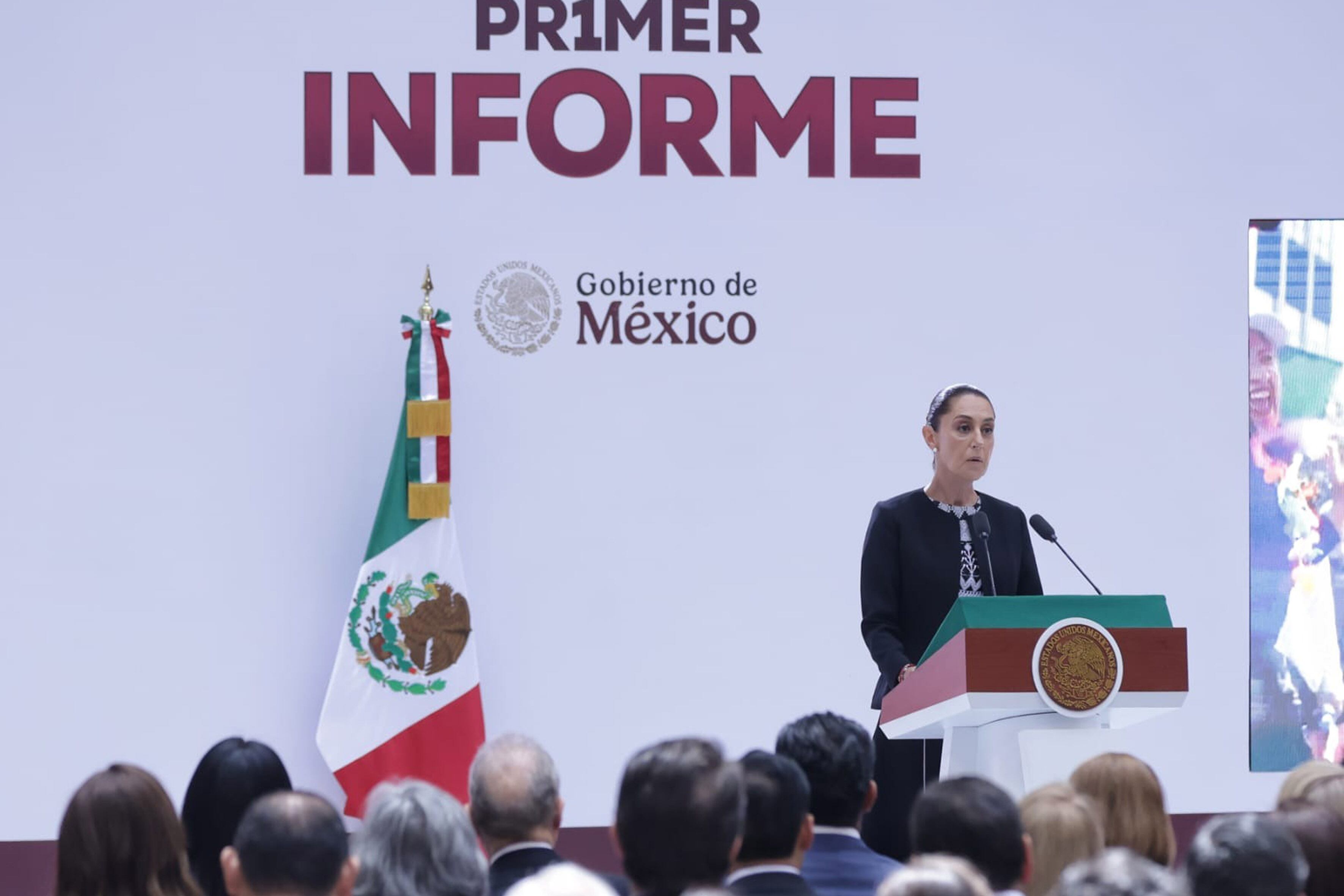 Claudia Sheinbaum rinde su Primer Informe de Gobierno: “vamos bien y vamos a ir mejor” | El ...