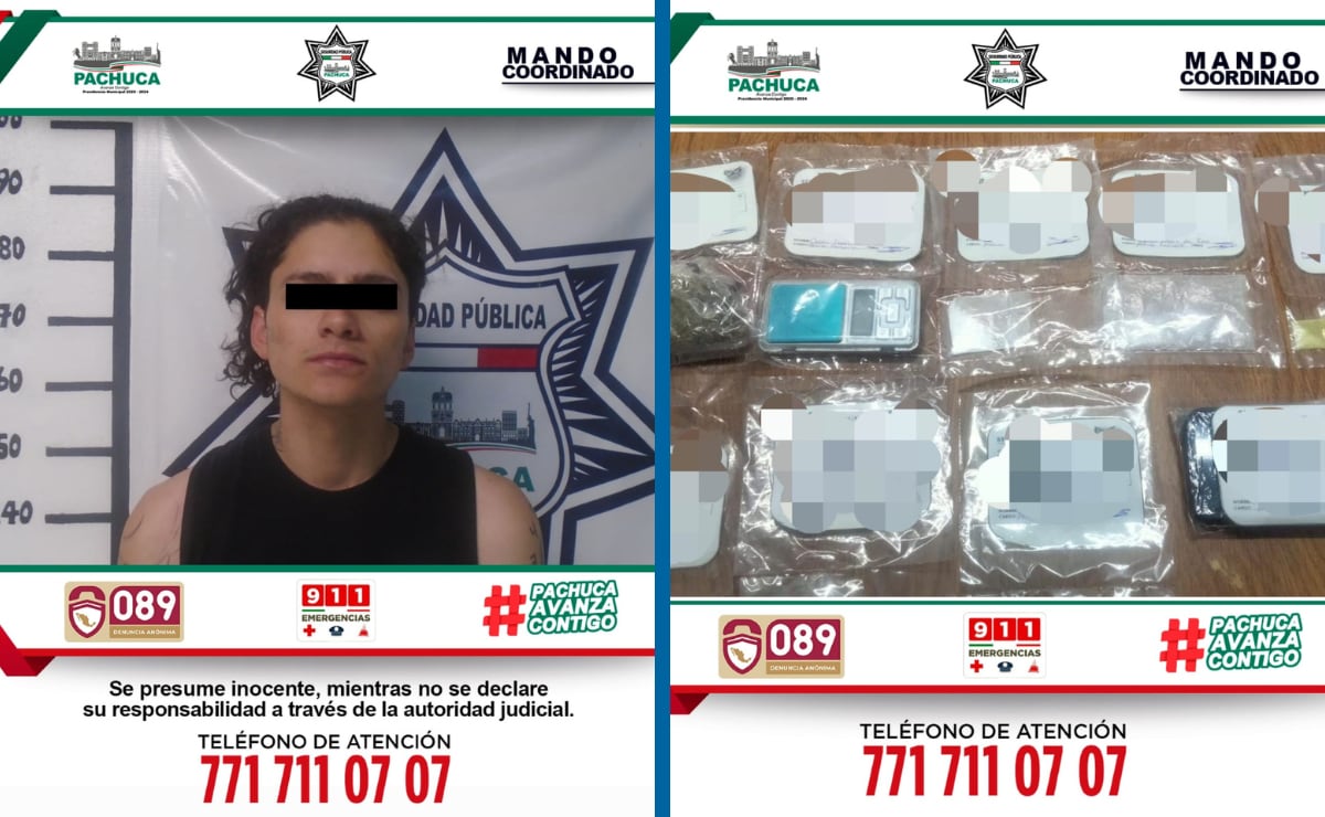 Policía De Pachuca Detiene A Hombre Por Presunto Narcomenudeo El